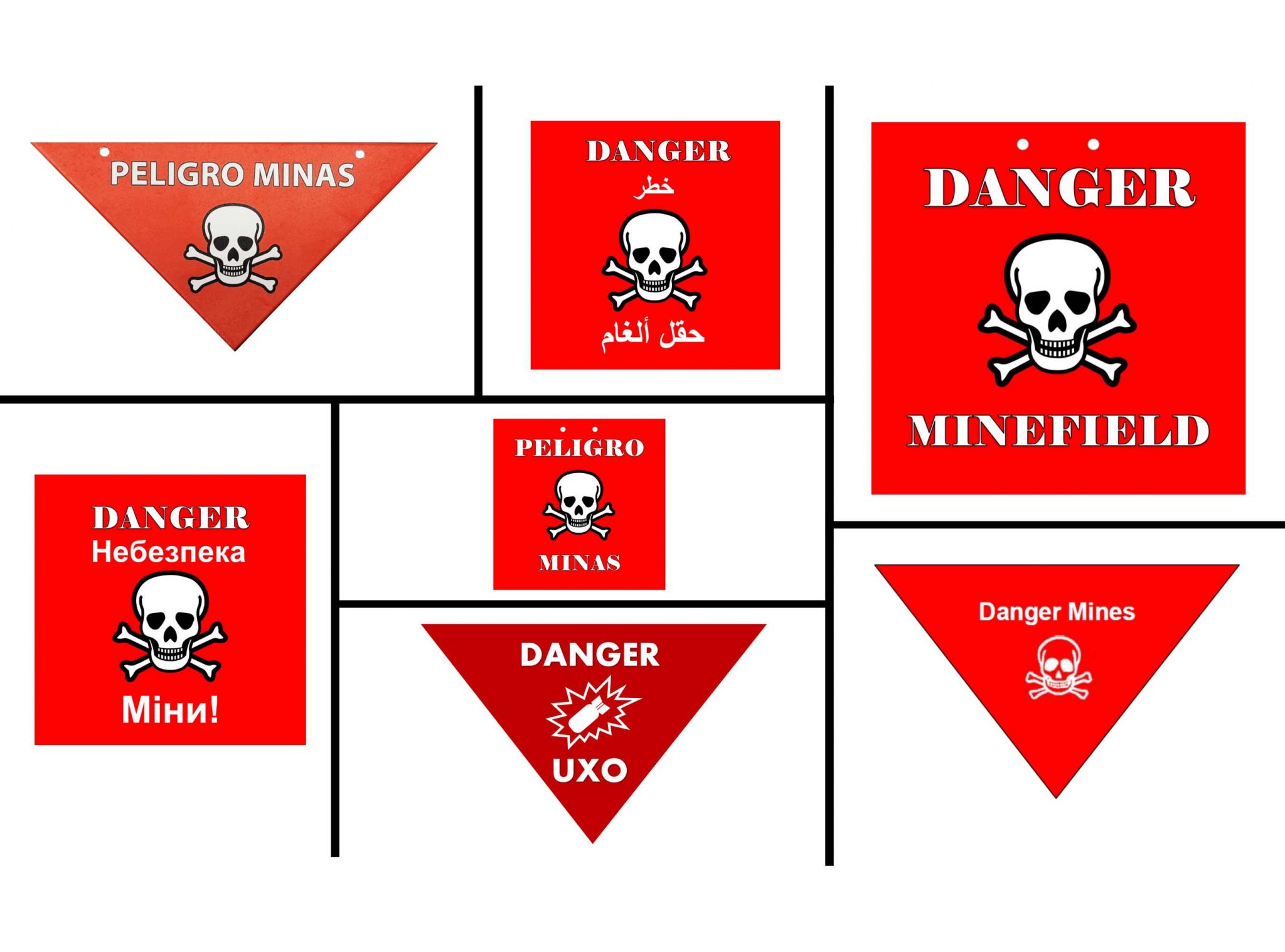 MithiX Pro » UXO and Landmine Warning Signs
